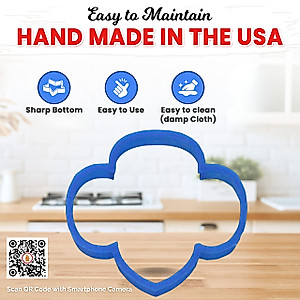 Trefoil Cookie Cutter 3.5 Inch - Hand Made in the USA