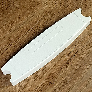 HECASA (1-Pack) 18" Universal Pool Ladder Steps Replacement, Heavy-Duty Molded Plastic Swimming Pool Ladder Rung Step