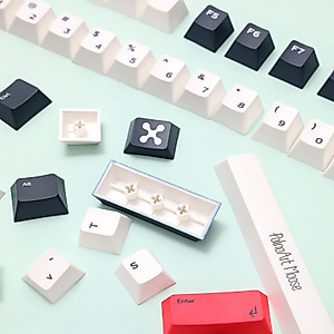 Keyboard Keycaps PolinoArt Moose Custom Keycap Pbt Keycap Set Fit for Cherry Switches Mechanical Keyboard Replacement Gaming Keycaps