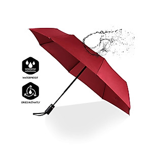 SY COMPACT Travel Umbrella Automatic Windproof Umbrellas Strong Compact Umbrella in Rain for Women Men golf umbrella