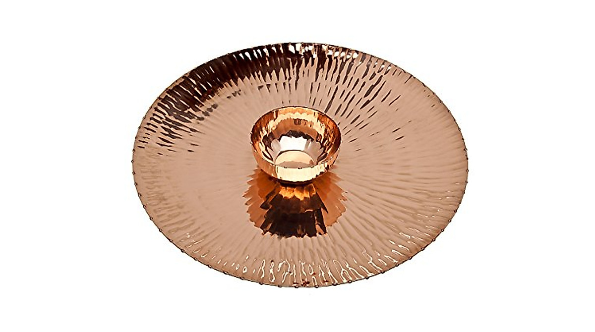 Godinger Copper Chip and Dip Serving Set - Perfect for Entertaining