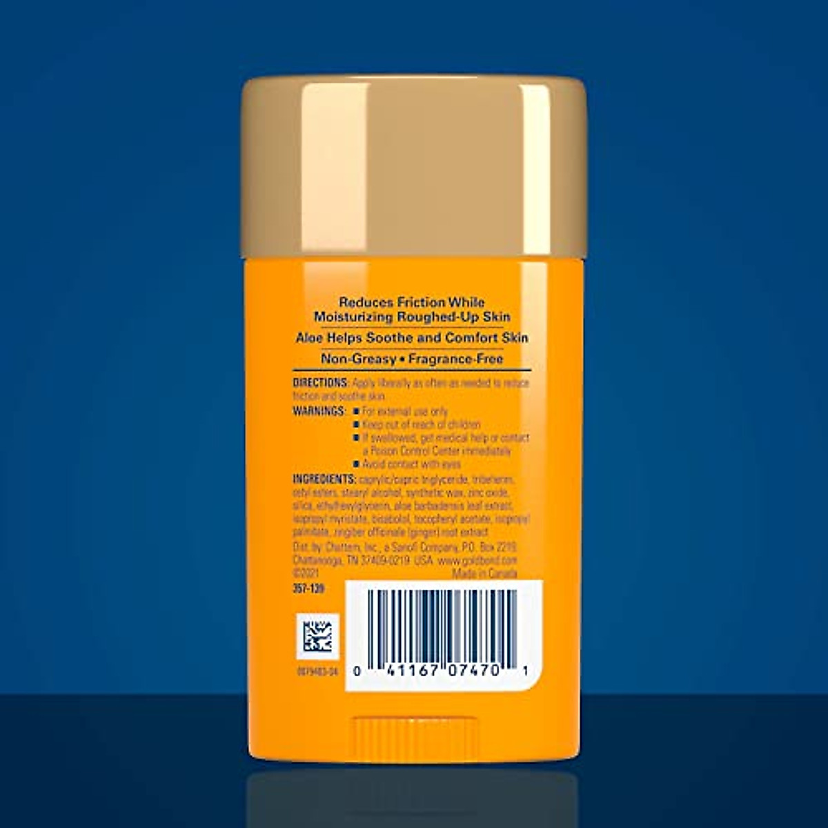 Gold Bond Friction Defense Stick, 1.75 oz., With Aloe to Soothe, Comfort & Moisturize Rough Skin