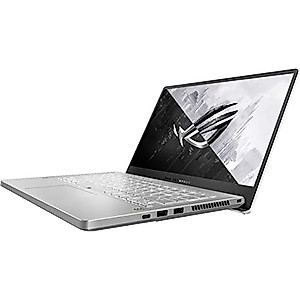 Asus ROG Zephyrus G14 VR Ready Gaming Laptop, 14" 144Hz Full HD IPS Display, 8 Cores AMD Ryzen 9 5900HS,NVIDIA GeForce RTX 3060, Moonlight White-Tikbot Accessories (16GB RAM |1TB PCIe SSD)