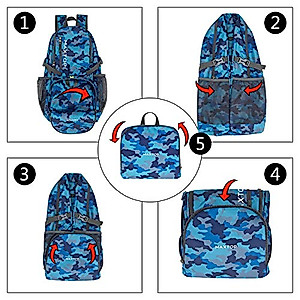 MAXTOP 40/50L Lightweight Packable Backpack for Hiking Traveling Camping Water Resistant Foldable Outdoor Travel Daypack