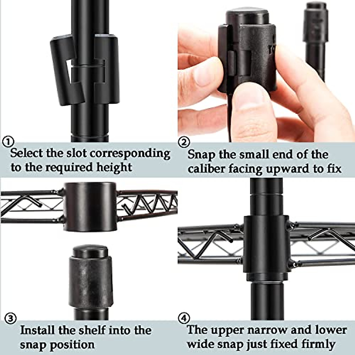 uyoyous 3 Tier Rolling Clothing Rack 73 X 40 Inch Wire Heavy Duty Clothes Rack with Locked Wheels and Side Hooks Rolling Garment Rack Closet Organizer for Bedroom