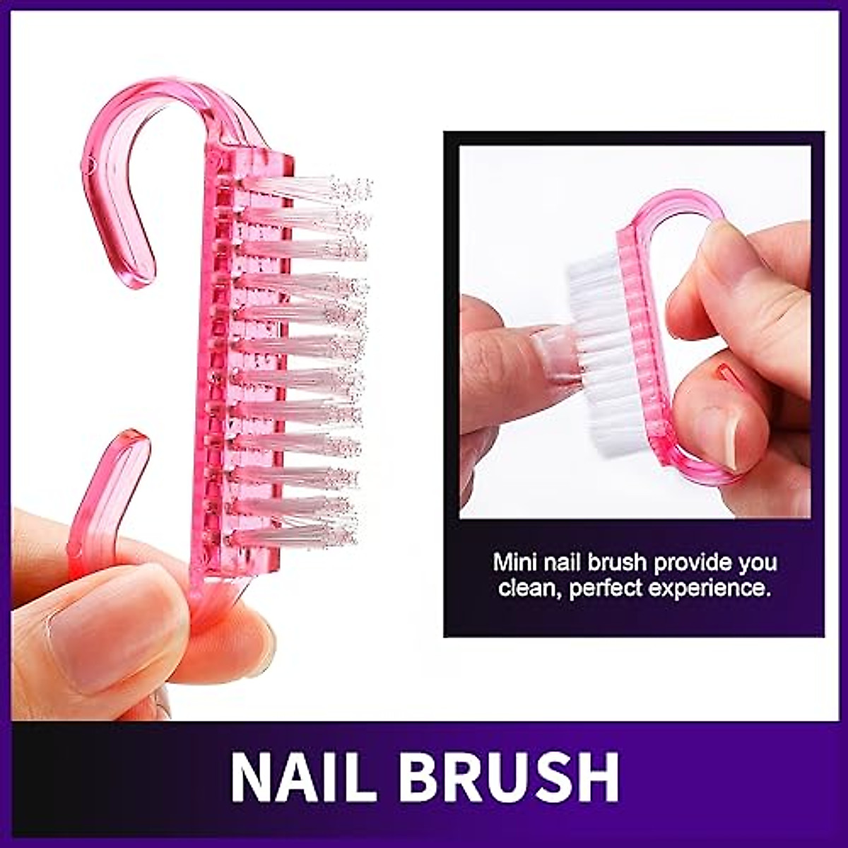 HNYYZL Gel Nail Polish Remover Tools Kit with 10 Plastic Nail Clip, 550 Lint Free Nail Wipes Cotton Pads, 100ml Nail Polish Remove Bottle, Nail File Grit 100/180, 1 Nail Brush, and 2 Cuticle Pusher