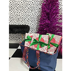 KITLIFE - Pop Up Laundry Tote –Collapsible Laundry Basket–Versatile Fabric Laundry Basket / Car Organizer / Grocery Bag, Navy