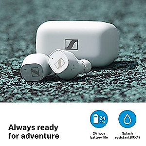 SENNHEISER CX Plus True Wireless Earbuds - Bluetooth In-Ear Headphones for Music and Calls with Active Noise Cancellation, Customizable Touch Controls, IPX4 and 24-hour Battery Life - Black