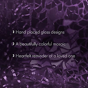 Glass Mosaic Cremation Urns for Human Ashes Adult Female Urn for Funeral, Burial, Niche, or Columbarium Urns for Ashes Adult Male - Large & XL Cremation Urns for Adult Ashes