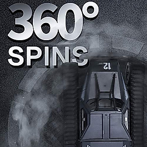 Remote Control Crawler, 1:12 Scale Off-Road Tank, 2.4Ghz Radio RC Car, 4WD High Speed All Terrain RC Truck for Kids & Adult(Black)