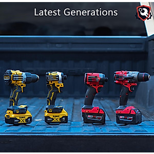 Tool Army Magnetic Bit Holder for Drill and Impact Drivers - with 3M Adhesive - Fits most Drills: Milwaukee, Dewalt, Ryobi, Klein, Bosch