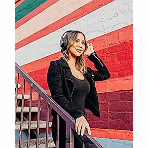 Altec Lansing Comfort Q+ Bluetooth Headphones, Active Noise Cancellation, Comfortable, Quite, Noise Cancelling Headphone, Up to 26 Hours of Playtime, 30 Ft. Wireless Range, Black (Renewed)