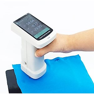 HFBTE Spectrophotometer Ultra-high Repeatability Accuracy Colorimeter Paint Coating Printing Textile Color Difference Test Instrument with Measuring Aperture Φ8mm Illumination Aperture Φ11mm D/8 SCI