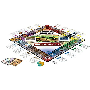 Monopoly: Star Wars The Child Edition Board Game for Families and Kids Ages 8 and Up, Featuring The Child, Who Fans Call Baby Yoda