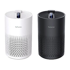 Air Purifiers for Home, HEPA Filter Cleaner with Fragrance Sponge, Filters A11ergies, Pollen, Smoke, Dusts, Pets Dander, Odor, Hair, Ozone Free, 20db Quiet for Home, Room, Kitchen - Model: AC400