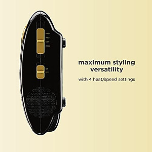 INFINITIPRO BY CONAIR GOLD Bonnet Hair Dryer, Soft Portable Bonnet Style Hair Dryer