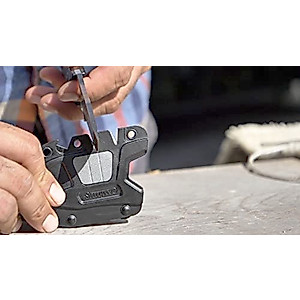 CAMILLUS Comb 7.25" Clip Point Blade Durable Corrosion-Resistant 420 Stainless Steel Outdoor Survival Hunting Fishing Camping Fixed Blade Knife, Molded Sheath with 4 Additional Functions Included