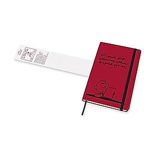 Moleskine Limited Edition Peanuts 12 Month 2022 Weekly Planner, Hard Cover, Large (5" x 8.25"), Scarlet Red
