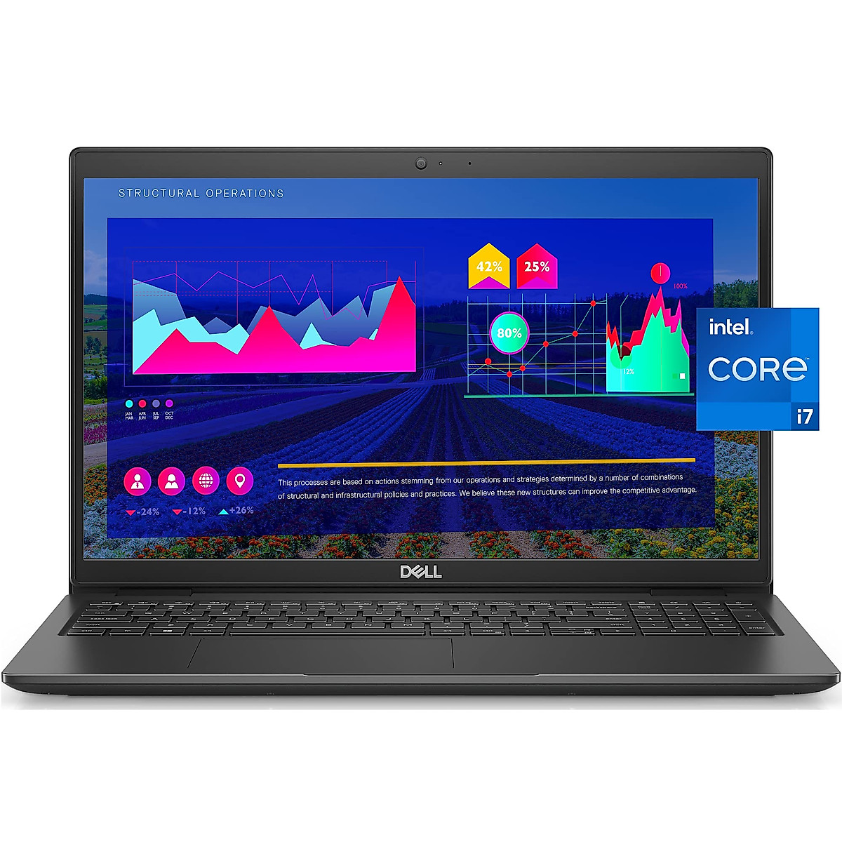 2021 Dell Business Laptop Latitude 3520, 15.6" FHD IPS Backlit Display, i7-1165G7, 32GB RAM, 1TB SSD, Webcam, WiFi 6, USB-C, HDMI, Win 10 Pro