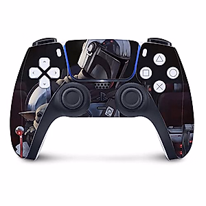 Vinyl Stickers for Playstation 5 Console and Controller Skins,Digital Version, Wrap Decal Cover Protective Accessories Style E