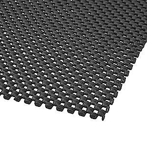 POWERTEC 71014 Non-Slip Woodworking Mat Pad, 24in x 48in – Large Liner for Cabinet, Bathroom, Drawer, Router, and Sander, Black