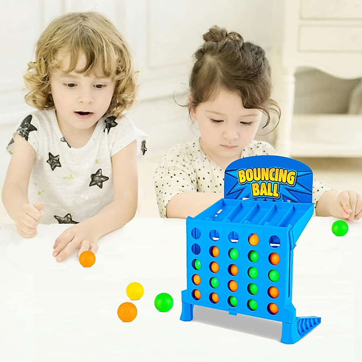 YEIBOBO ! Bounce Balls Shots Game Bounce 4 in a Row