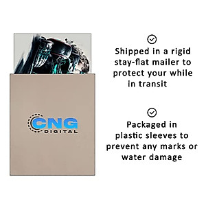 CNG DIGITAL Formula Racing Poster Race Car Wall Decor F1 Racing Wall Art Prints Set of 4 Unframed (8''x10'') Supercar Poster Man Cave Boys Room Wall Decor Posters for Boys Room Grand Prix Posters