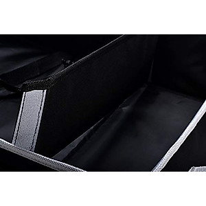 Gift Wrap Storage Organizer - Easily organize Wrapping Paper, Ribbons, Bows, Scissors. Fits 18-24 Standard Rolls. Keeps Holiday Gift Supplies in Perfect Condition and Ready for Next Season. (Black)