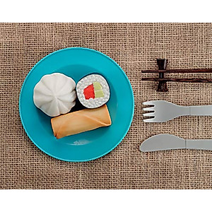 Yellow Door Sensory Play Stones, Foods of The World, Set of 8