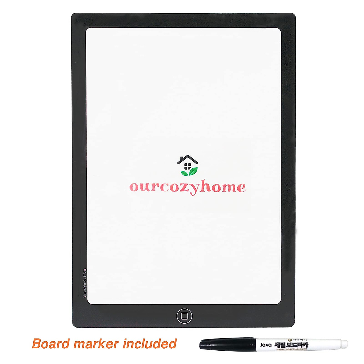 Dry Erase Board Refrigerator Whiteboard Wall Sticker Easy Removable Non Magnetic - Marker Board Sheets Easy Attached & Detached on Glass Without Glue - for Office Restaurant Simple Memo