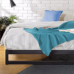 ZINUS Trisha Metal Platforma Bed Frame / Wood Slat Support / No Box Spring Needed / Easy Assembly, Full