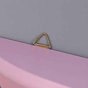 DOITOOL Wooden Floating Shelf Wall Mounted, Nordic Style Butterfly Semicircle Storage Shelf for Wall, Decoration Shelves for Bathroom, Bedroom, Kitchen, Living Room Display (Pink)