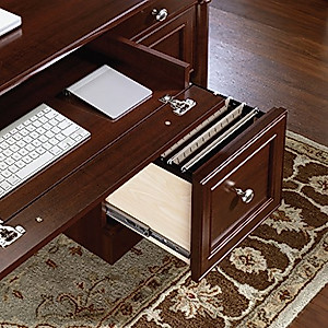 Sauder Palladia Executive Desk, Select Cherry finish