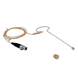 Av Jefes Mini Headset Microphone AVL630Tan-Sh4 Tan Color for Shure (Tan Color)