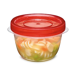 Rubbermaid TakeAlongs Twist & Seal Food Storage Containers, 2 Cup, 3 Count