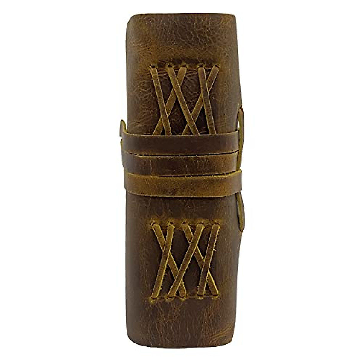 Ruzioon (7” x 5”) Leather Journal Writing Notebook - vintage leather-bound journal with deckle edge paper – Sketchbook - Travel Diary - leather journals