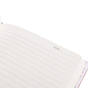 Graphique Vegan Leather Spiral Journal, Positivity – 6” x 8", 192 Lined Pages – Perfect for Taking Notes, Lists and More