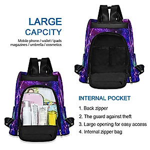 SLHFPX Orion Constellation in The Sky Backpack Purse For Women Anti Theft Fashion Back Pack Shoulder Bag Multipurpose Pockets