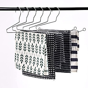 Blanket Hanger Pants Hangers Non Slip Hangers Heavy Duty Stainless Steel Hanger, Non-Slip Finishing Hanger for Quilts, Bedding, Towels, Pants, tablecloths, Carpets (Pack of 8)