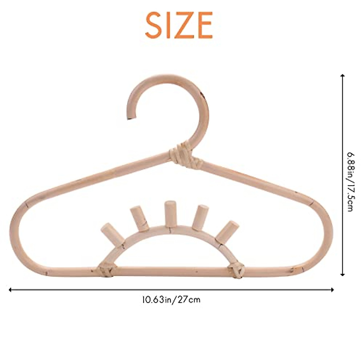 Yothfly Clothes Hanger Kids Garments Organizer Rack Children Hanger Kids Room Decoration Hanger for Clothes,