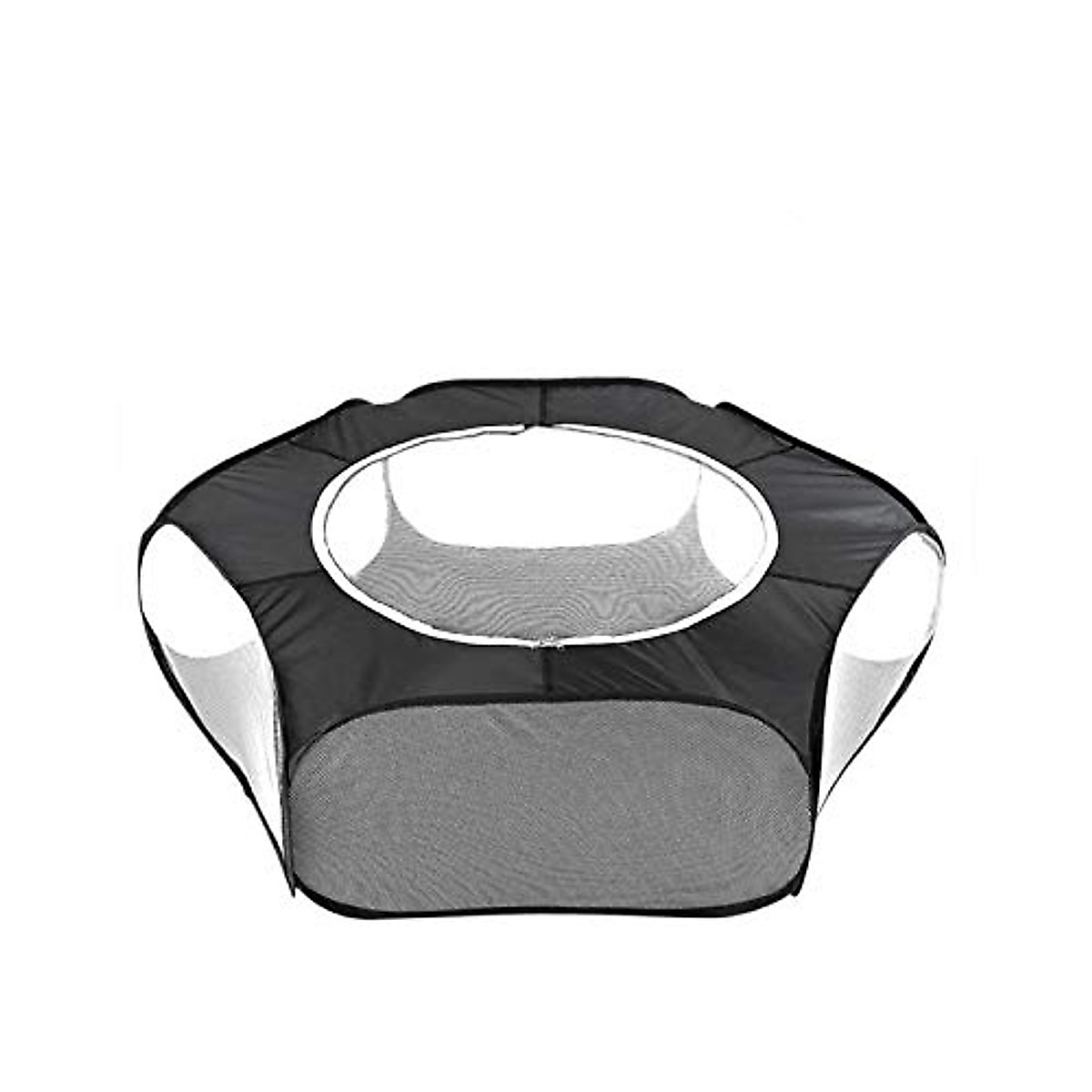 BXT Small Animals Playpen with Top Cover Indoor Outdoor Pet Cage Pop-up Playard Portable Pet Tent for Kitten Cat,Puppy Dog,Rabbit,Hamster,Guinea Pig,Squirrel