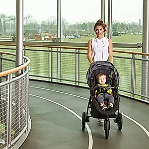 Evenflo Folio3 Stroll & Jog Travel System with LiteMax 35 Infant Car Seat, Skyline