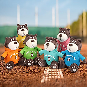 Wpond 10.6" Plush Toy, Super Soft Cuddly Plush Animal Bear Toys with Cute Costum, Birthday Christmas Valentine New Year's Gifts for Boys Girls Ladies Yellow