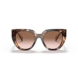 Prada PR 14WS Caramel Tortoise/Powder/Brown Gradient One Size