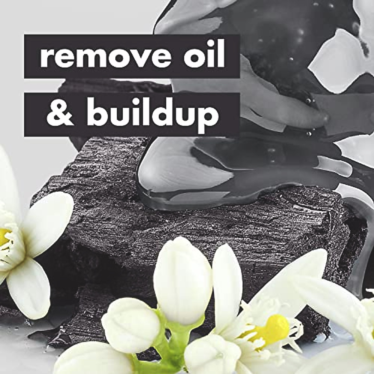 Love Beauty and Planet Delightful Detox Daily Clarifying Sulfate-Free Shampoo Charcoal and Bergamot Cleansed Hair Care Silicone-free, Paraben-free, Vegan Shampoo 32.3 oz