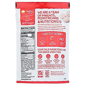 Happy Baby Organic Strawberry Yogurt Snacks, 1 OZ