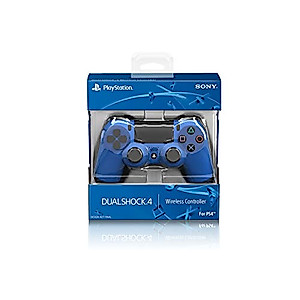 DualShock 4 Wireless Controller for PlayStation 4 - Wave Blue [Old Model] (Renewed)