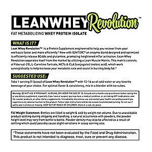 Musclesport Lean Whey Revolution™ Protein Powder - Whey Protein Isolate - Low Calorie, Low Carb, Low Fat, Incredible Flavors - 25g Protein per Scoop - 2lb Chocolate Ice Cream