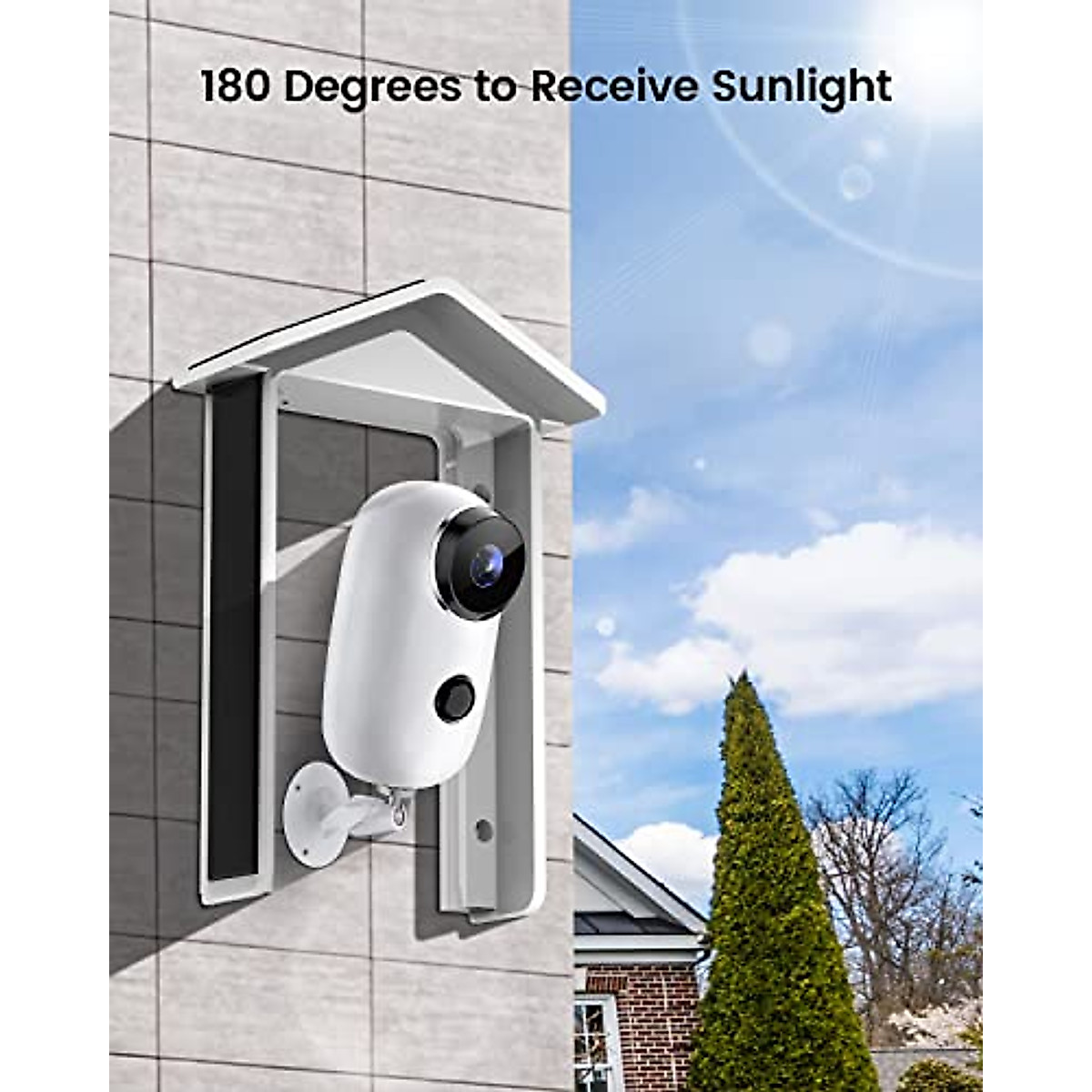 XTU Solar Charger for Video Doorbell, Compatible with Doorbell 2nd Gen (2020 Release), and All Battery-Powered doorbells Cameras (with Micro USB Port), Waterproof Continuous Charging