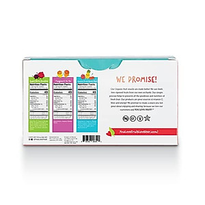 YOU LOVE FRUIT - Fruit Snacks Variety Pack 30 count, 100% Natural Gluten-Free, Vegan, Low Carb, Low Fat Fruit Kosher Snacks for Kids, College Students, Teachers and Offices, Healthy Fruit Snacks for Weight Loss (passion fruit, super berry, mango)